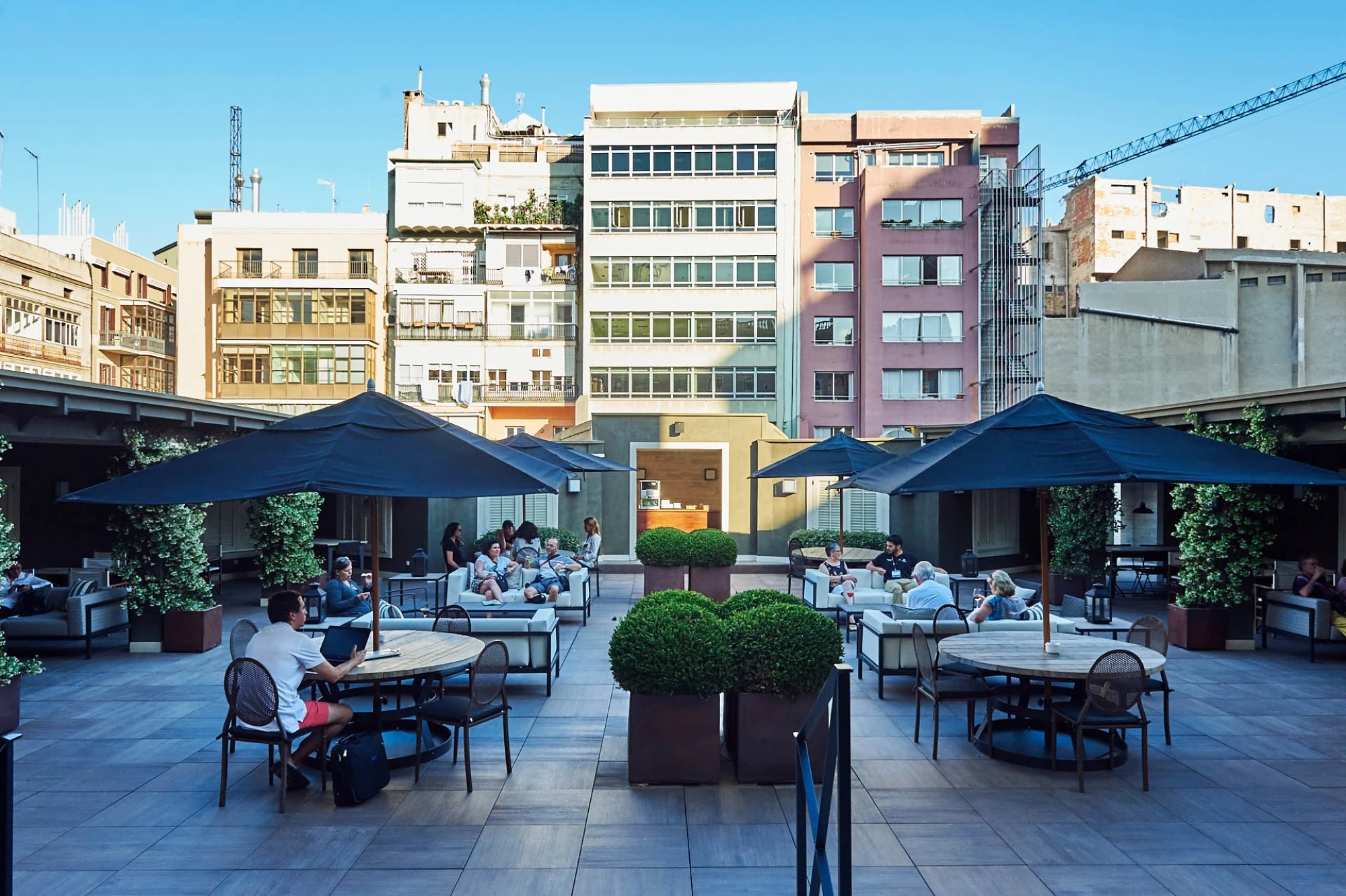 500m2 Terrace-Solarium & Patio-Garden | Hotel Granvia